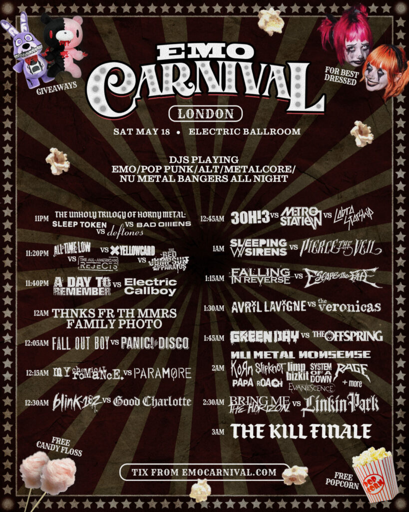 Emo Carnival London - Electric Ballroom